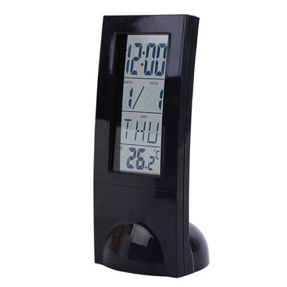 Clocks Digital Clock Table Clock Black Desk Clock Business Trip Clock ...