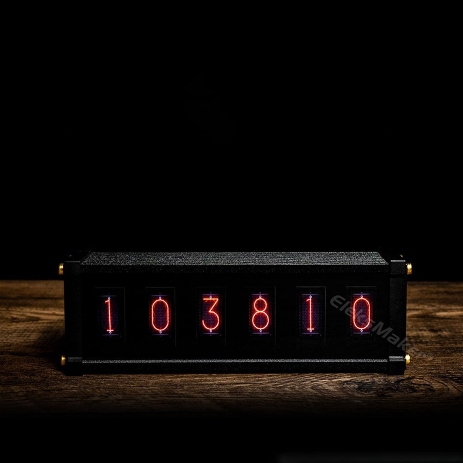 Clocks Metal Digitizing Table Decoration Gift RGB Nixie Tube Clock ...