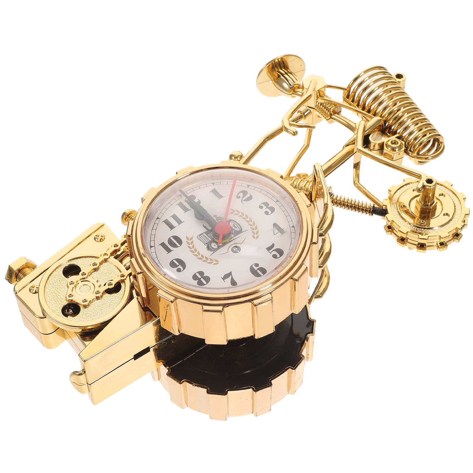 Golden Tractor Shaped Alarm Clock for Home Use Made of ABS Perfect for ...