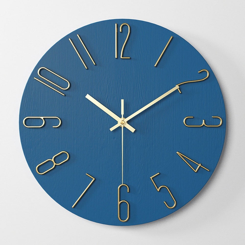 Clocks living room wall clock simple wall clock 12 inches 30CMwall ...