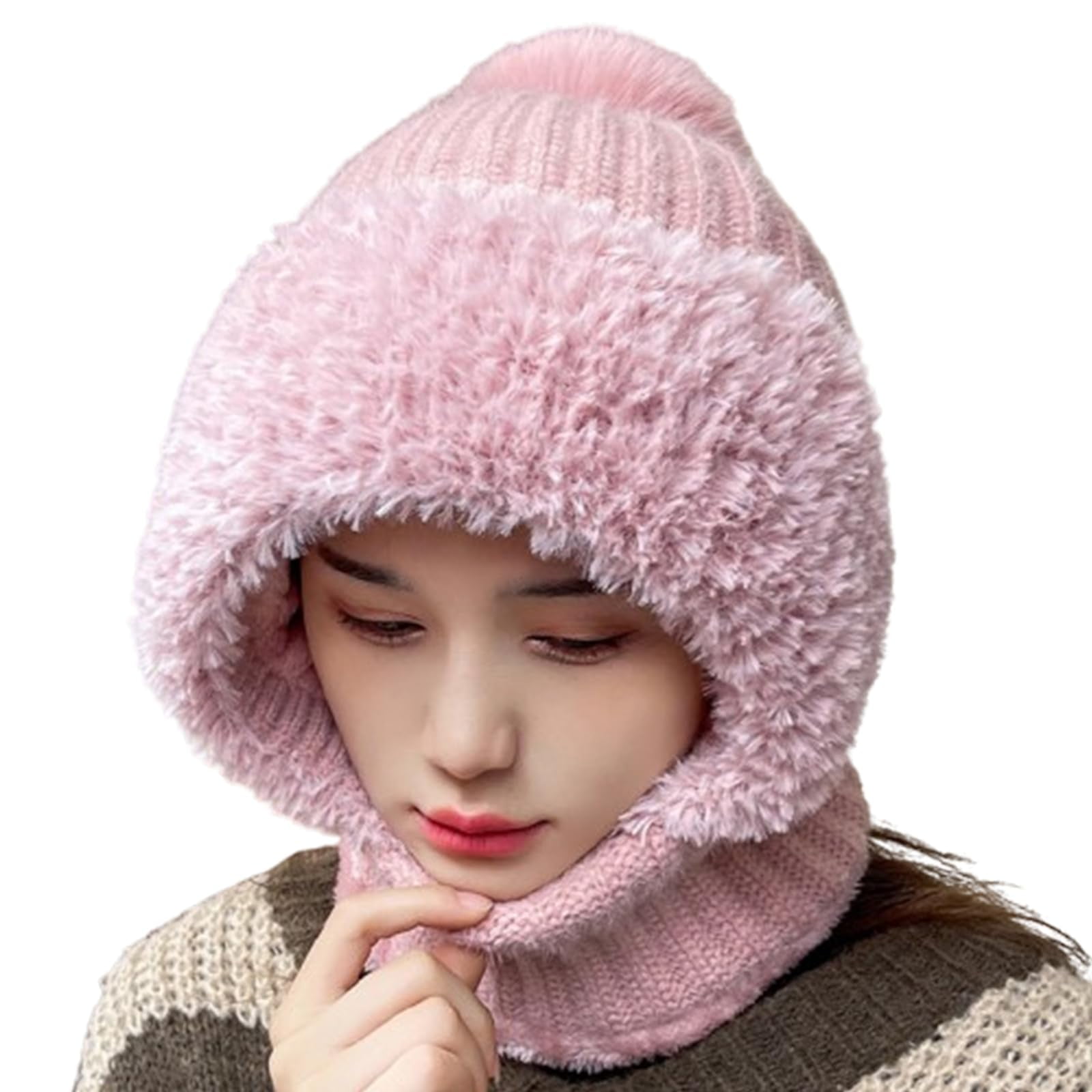 Clockwise Women's Knitted Hat Women's Knitted Hat in Autumn and Winter ...