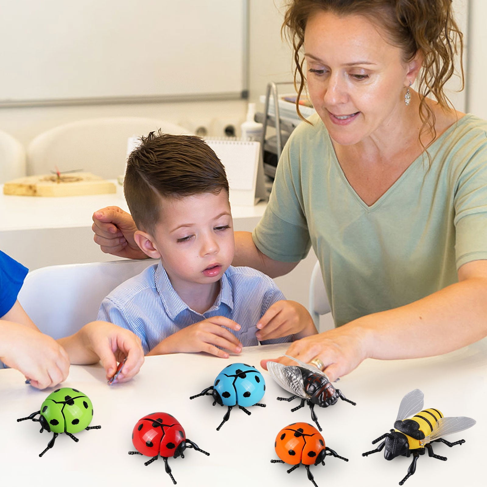 Clockwork Mechanical Insect Models - Realistic Crawling Toys, Colorful ...