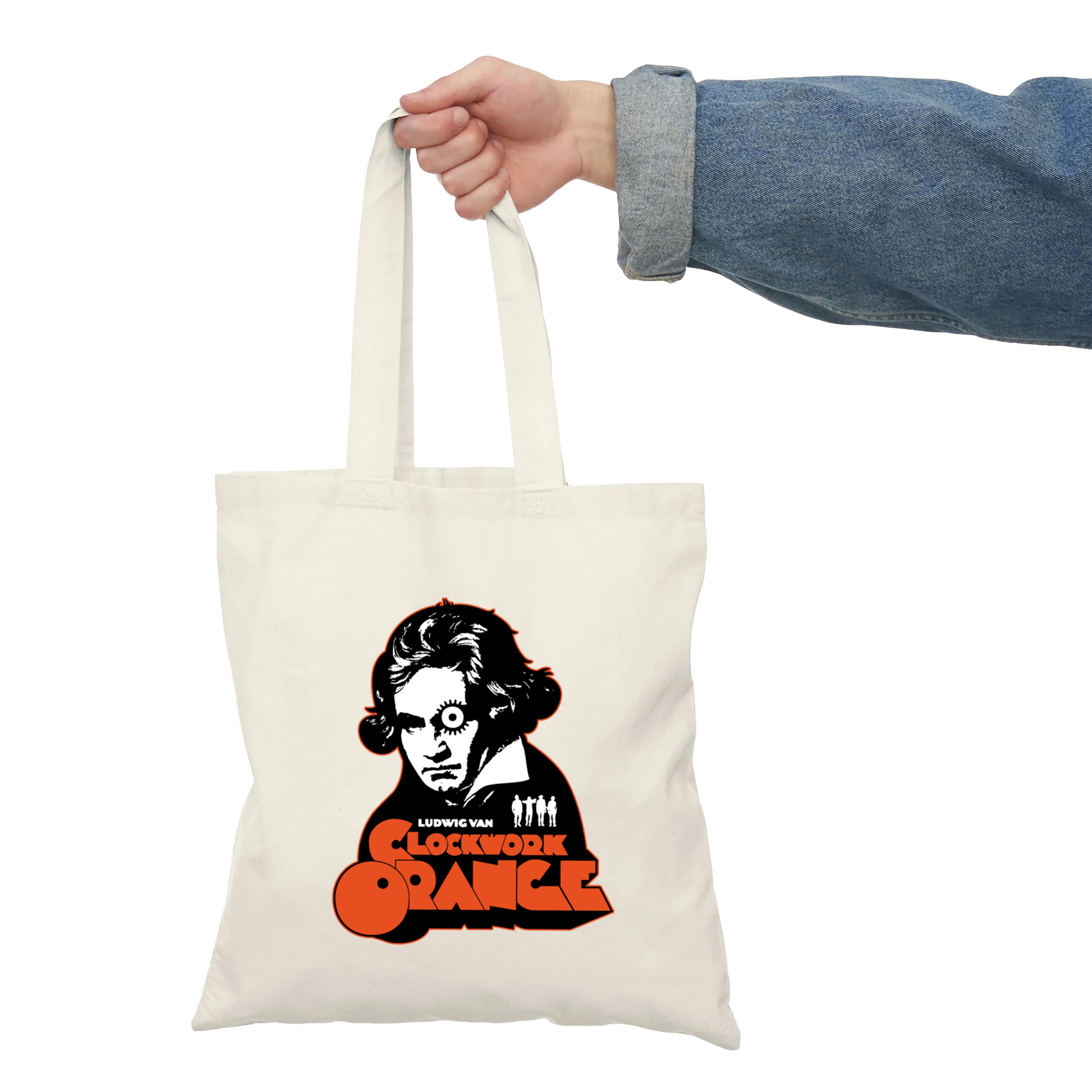 Clockwork Orange Alex DeLarge Gang Cult Movie Kubrick Classic ToTe Bag ...