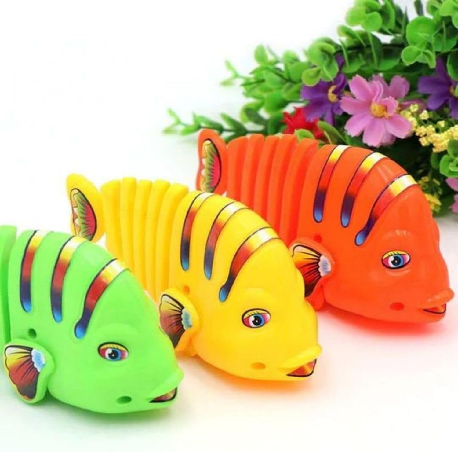 Clockwork Swinging Cartoon Fish Toys,Creative Wind-Up Children's Toys ...