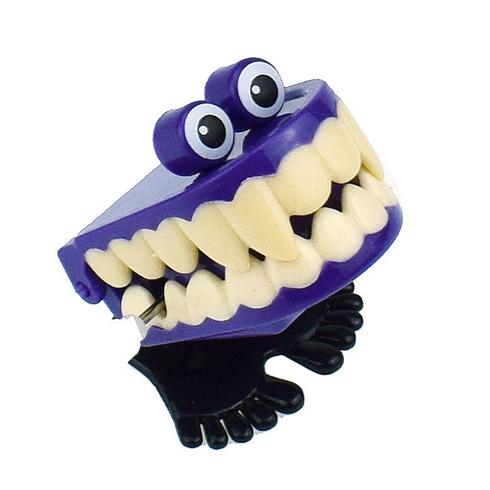 Clockwork Toy Creative Shape Big Eyes Jumping Denture Educational ...