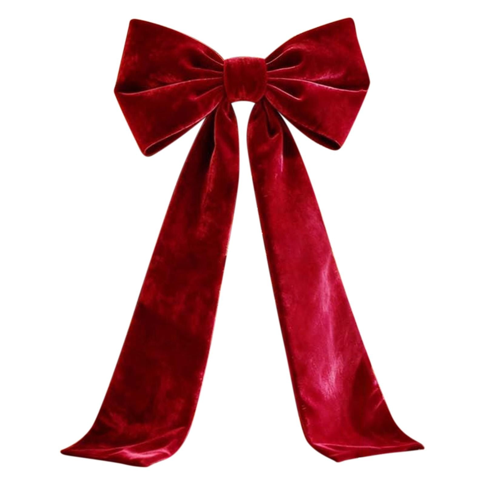 Clode Large Velvet Christmas Bows (6 Ft) — Large Bows for Christmas ...
