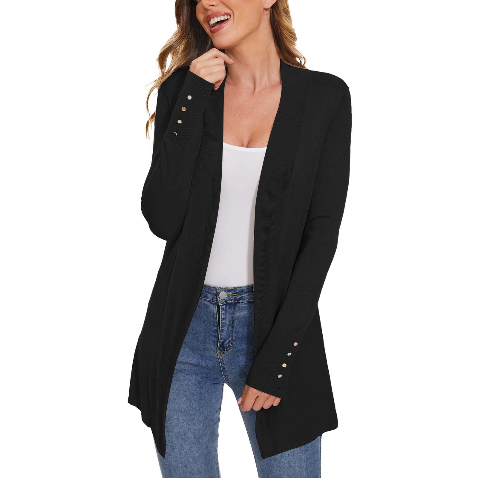 ClodeEU Cardigan Sweaters for Women,Long Sleeve V Neck Oversized ...