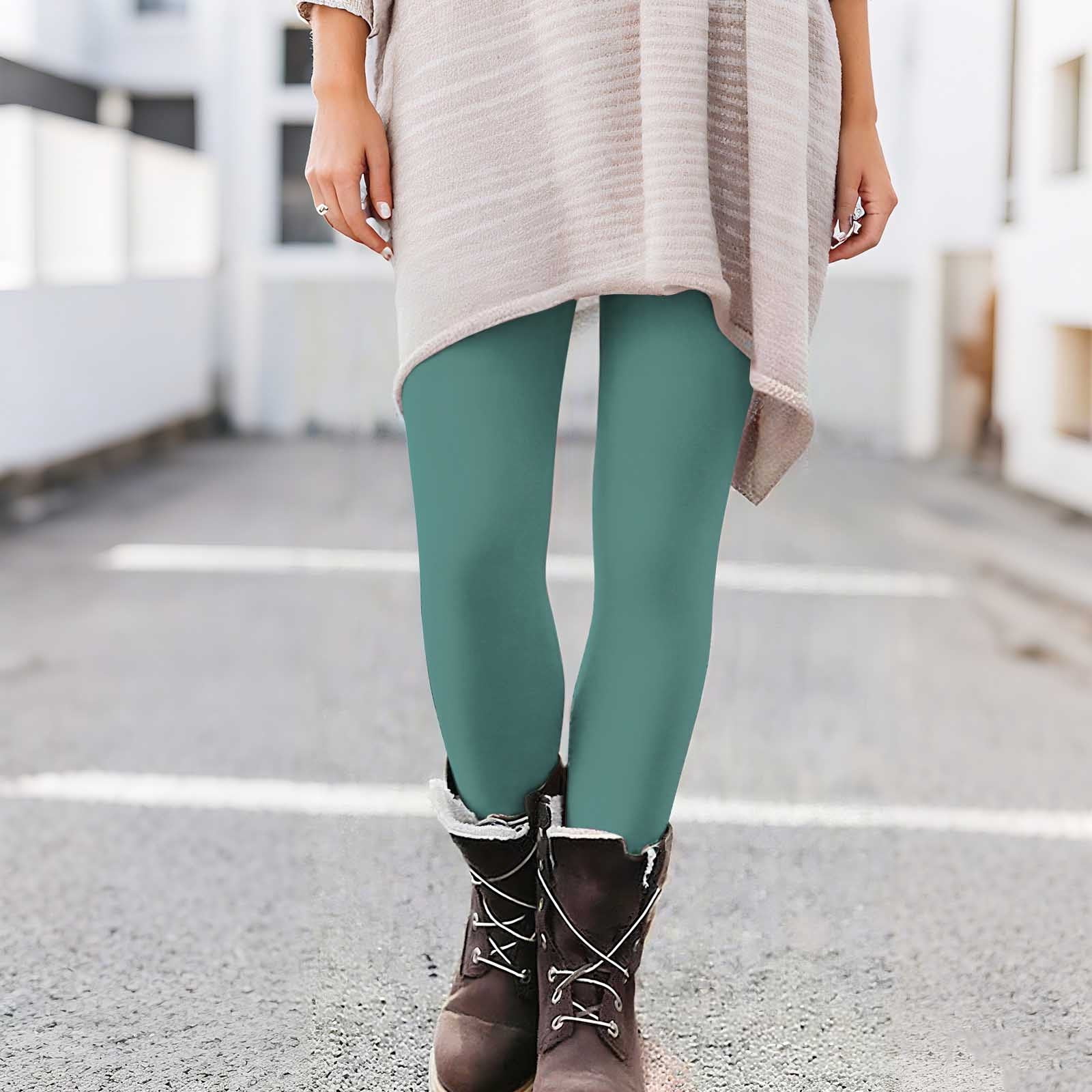 ClodeEU Pants Tights For Womens,High Waist Ankle Length Leggings Pants ...