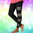 ClodeEU Womens Carnival Print Compression Leggings,Basic Workout Yoga ...