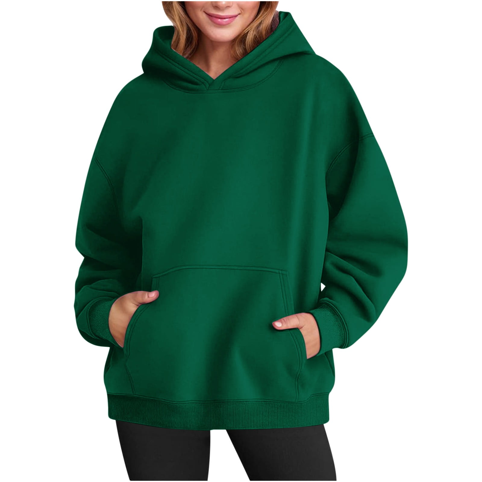 ClodeEU Womens Oversized Hoodies Sweatshirt With Pockets,Fall Casual ...