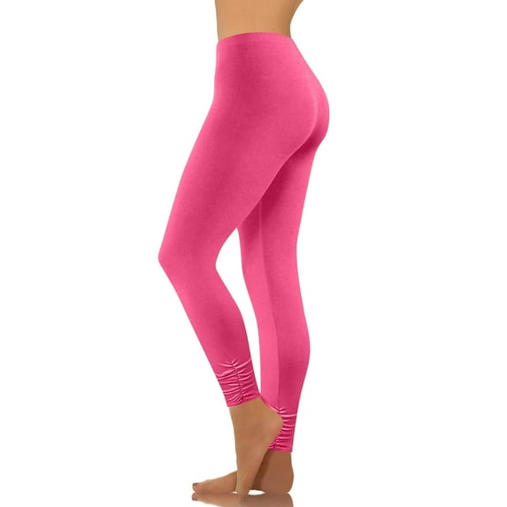 ClodeEU Womens Pleated Stretch Flared Yoga Pants,Casual Fashion ...