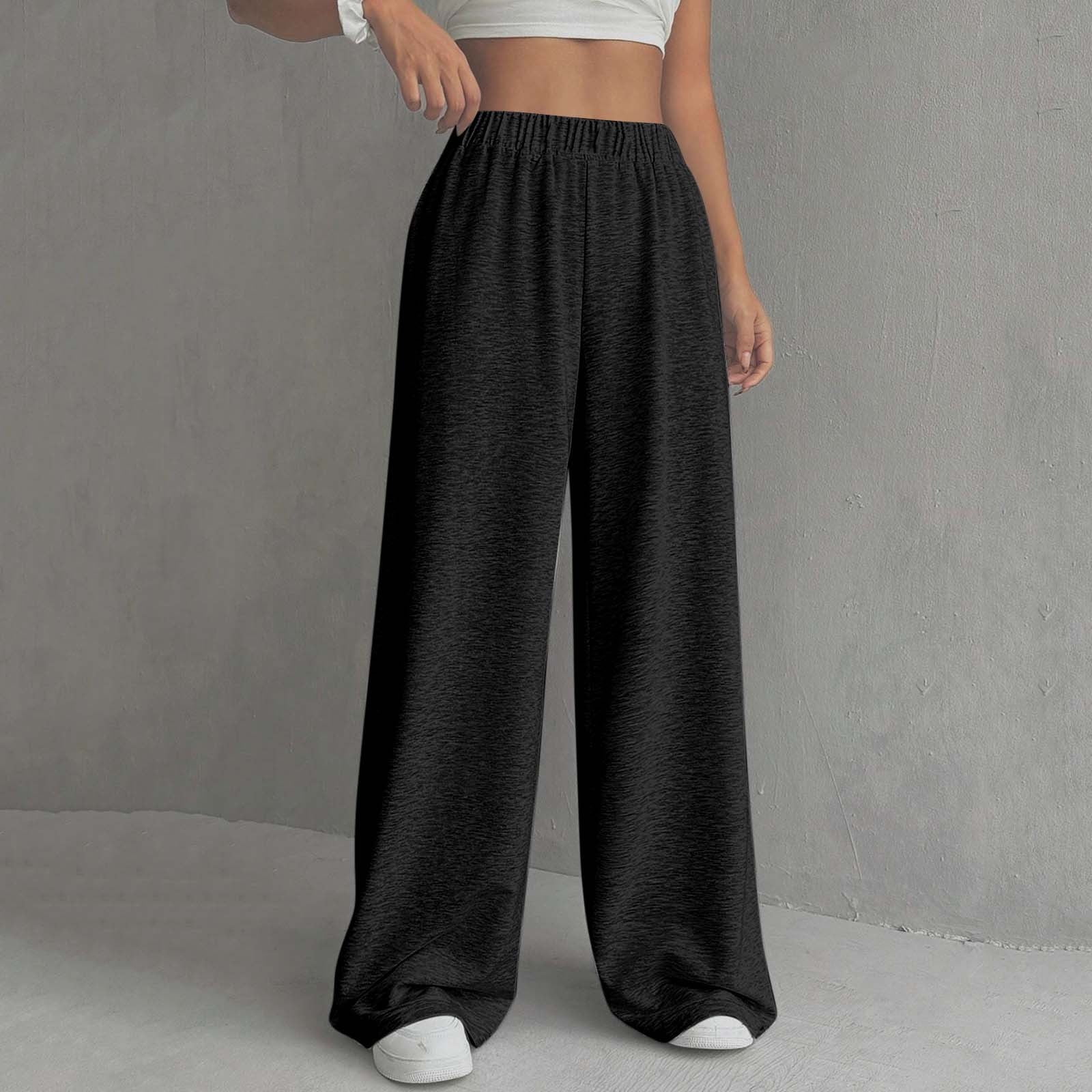 ClodeEU Women High Waisted Wide Leg Sweatpants, Baggy Lounge Trousers ...