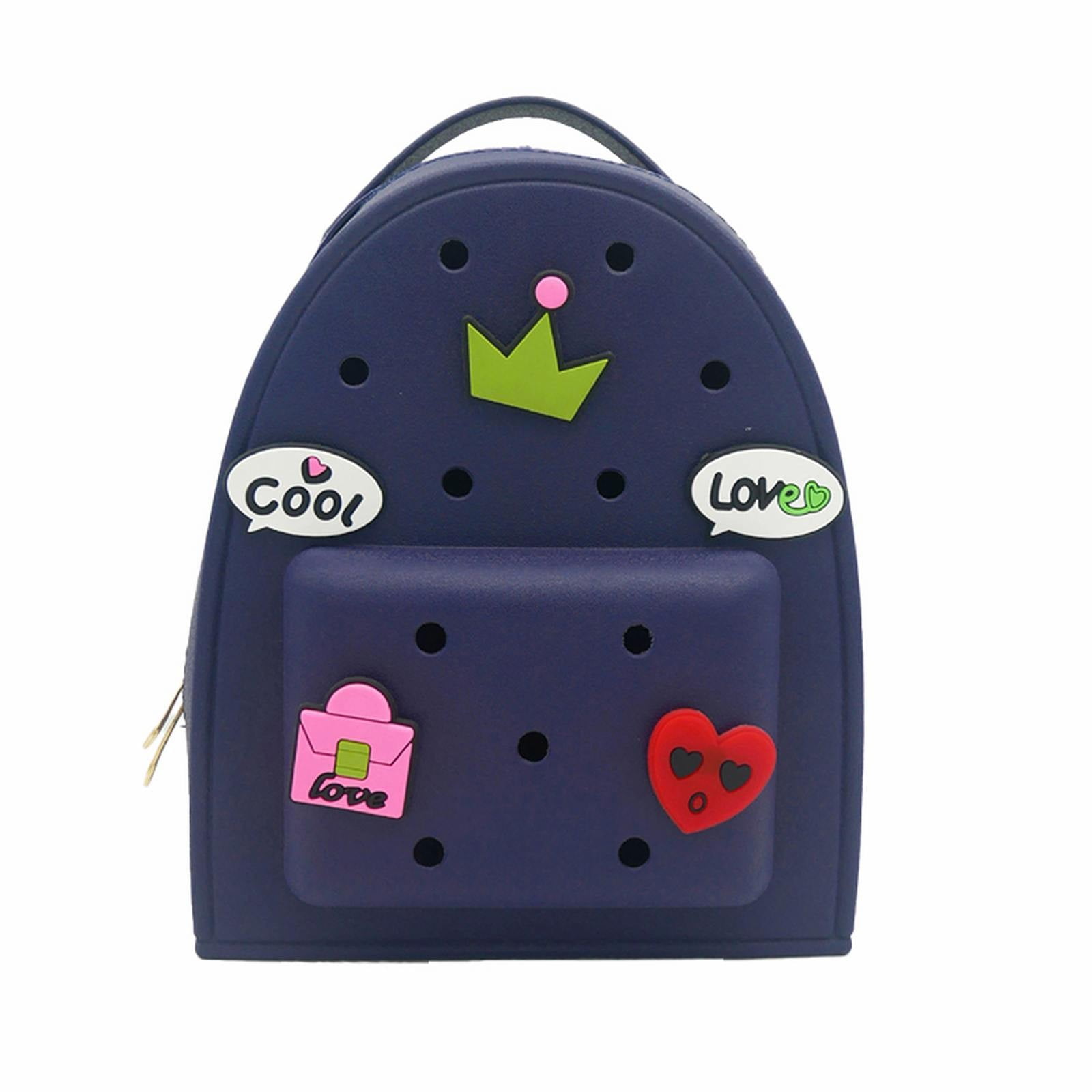 Easeky Cute Backpack Clearance! Clog Silicone Jelly Backpack with ...