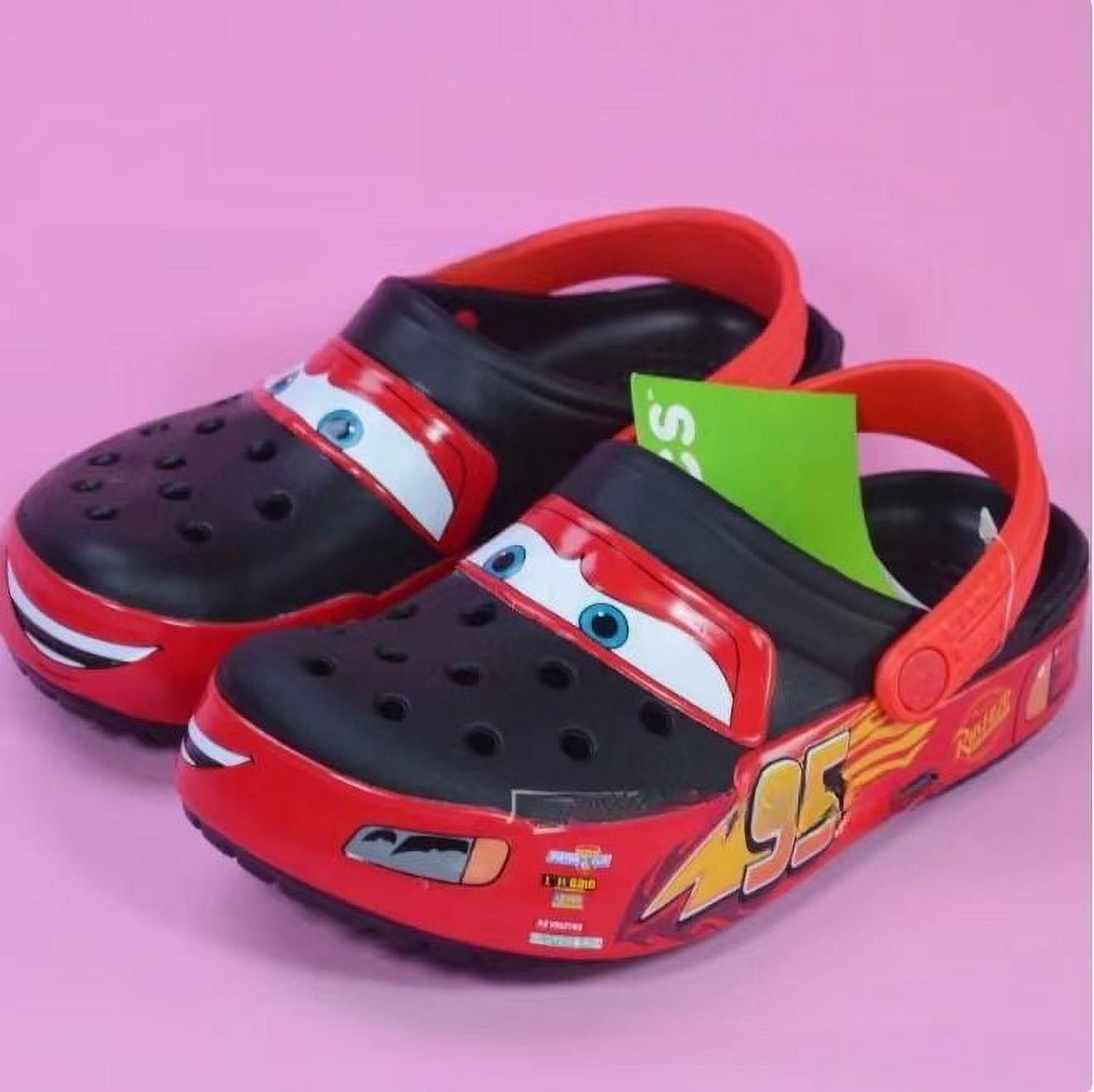 Clogs EVA Cute cartoon McQueen Racing pattern Men's and women's clogs ...