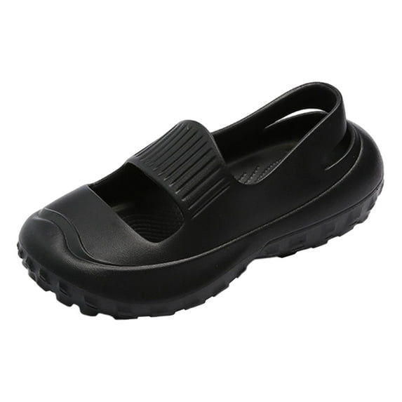 Clogs Platform Sandals Women Black Breathable Fashion Anti Slip 8cm ...