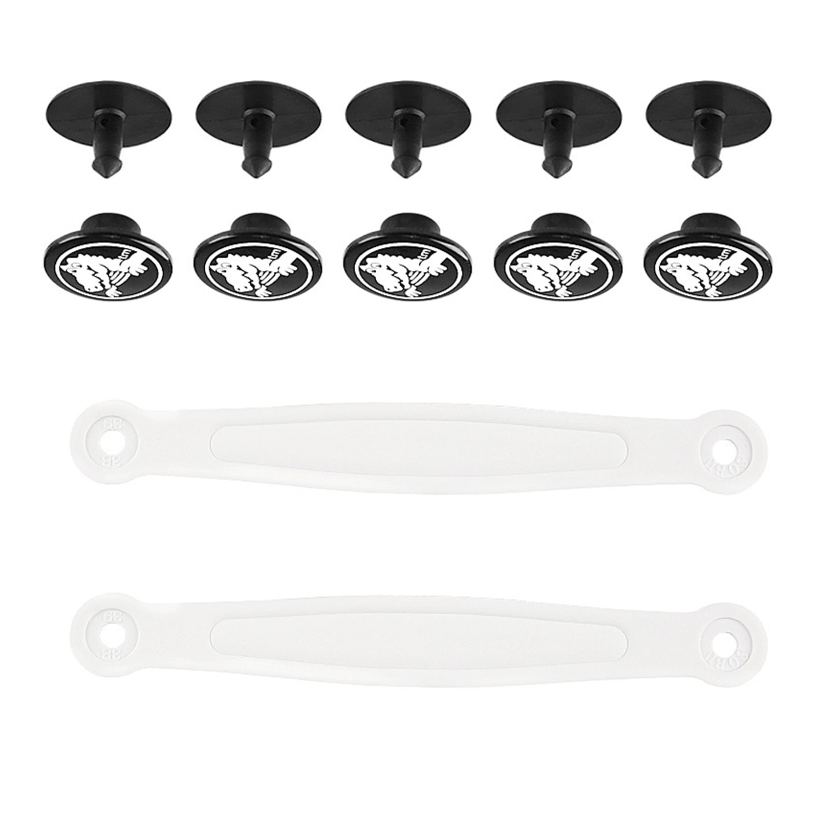 Clogs Sandals Replacement Heel Straps with Rivets Replacement PVC Clogs ...