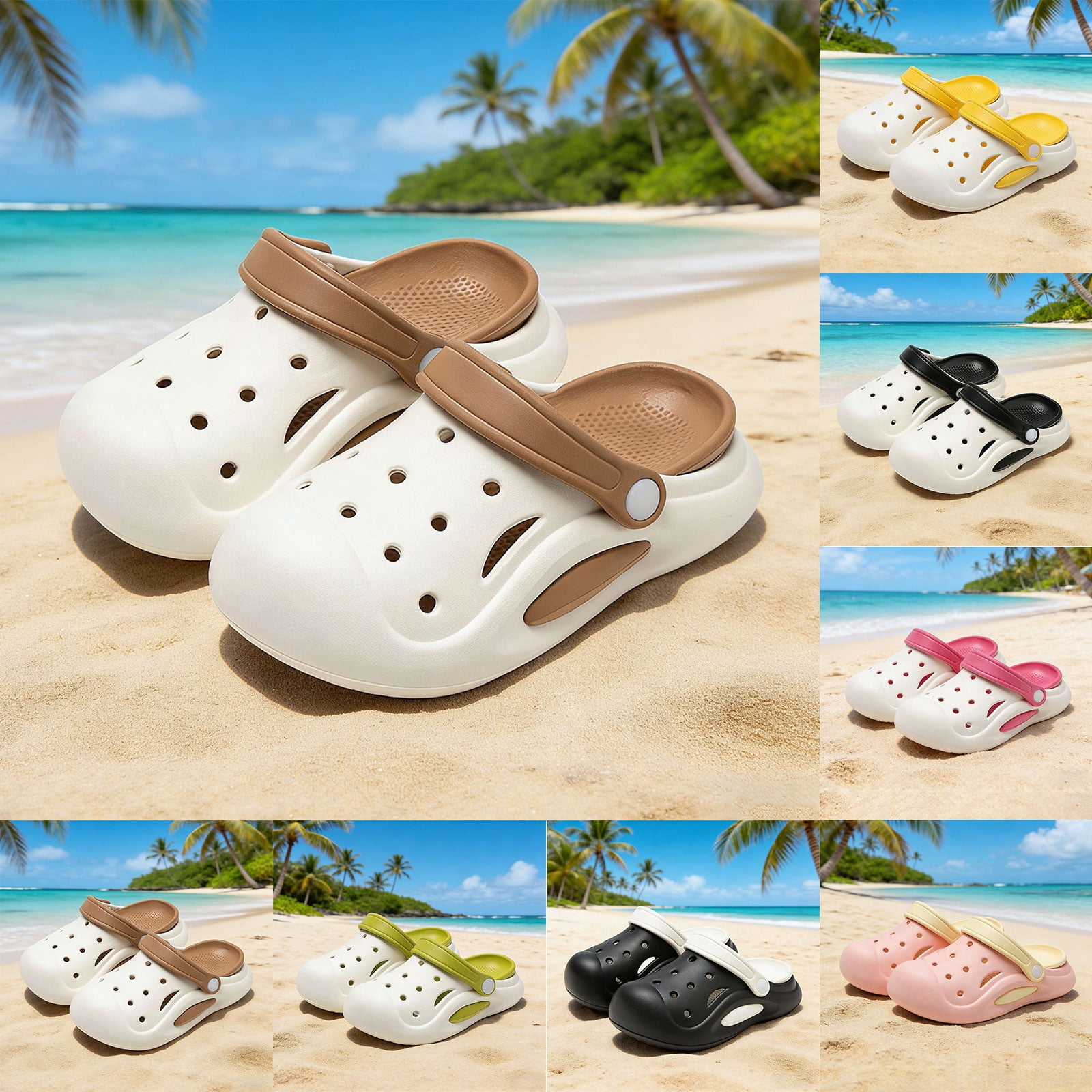 Clogs for Boys & Girls Anti- Soft Sole Garden Shoes for Kids Color ...