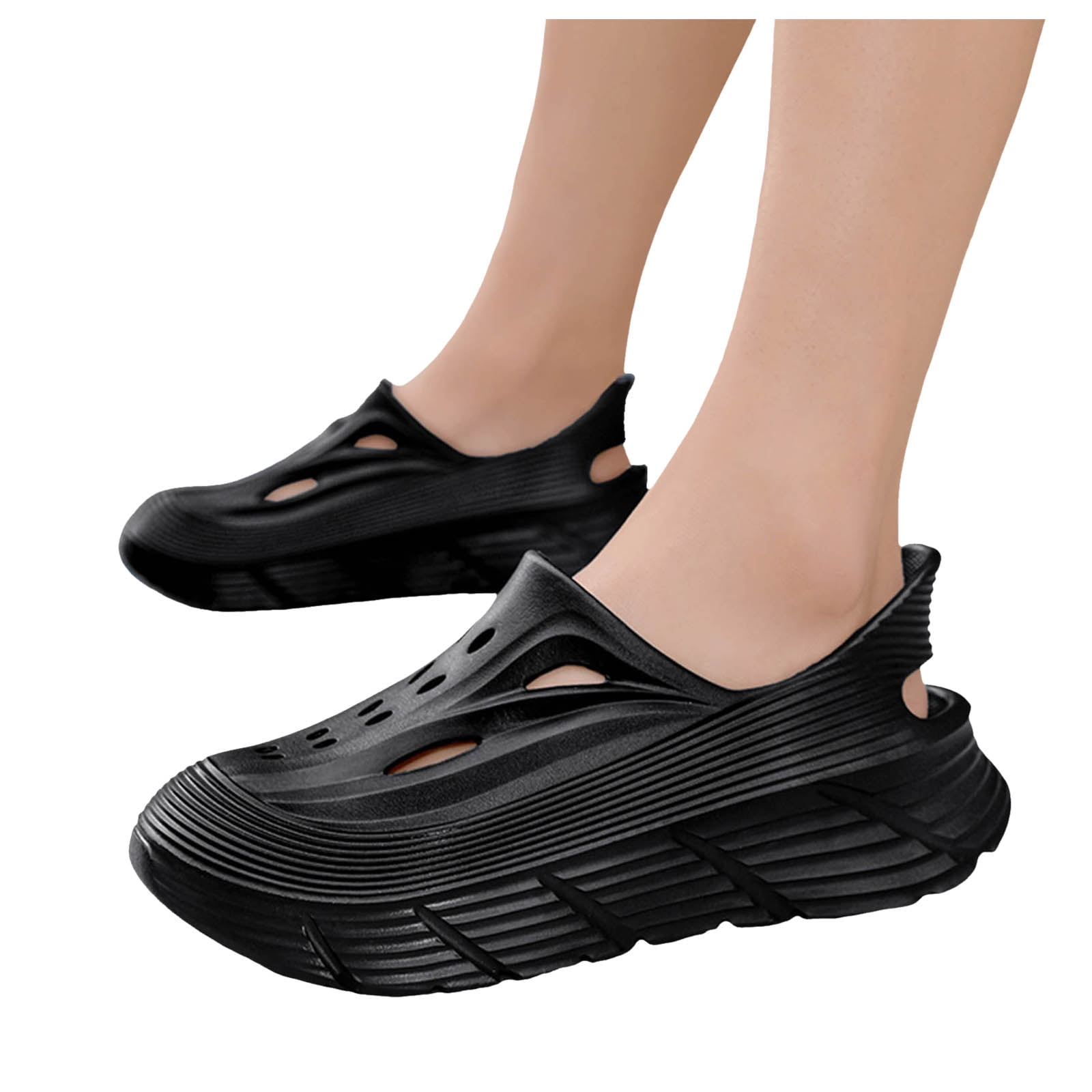 Clogs for Men EVA Waterproof Thick Sole Cushioned Slip on Garden Water ...