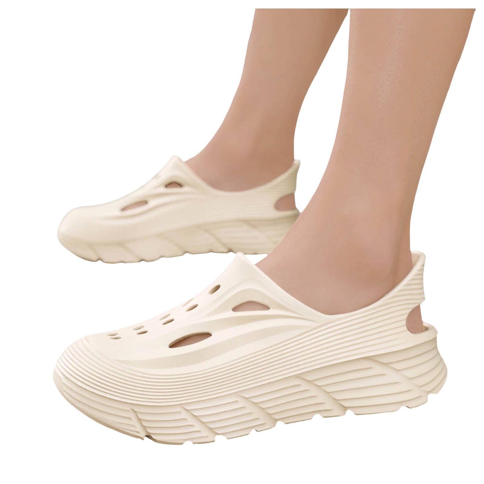 Clogs for Men EVA Waterproof Thick Sole Cushioned Slip on Garden Water ...