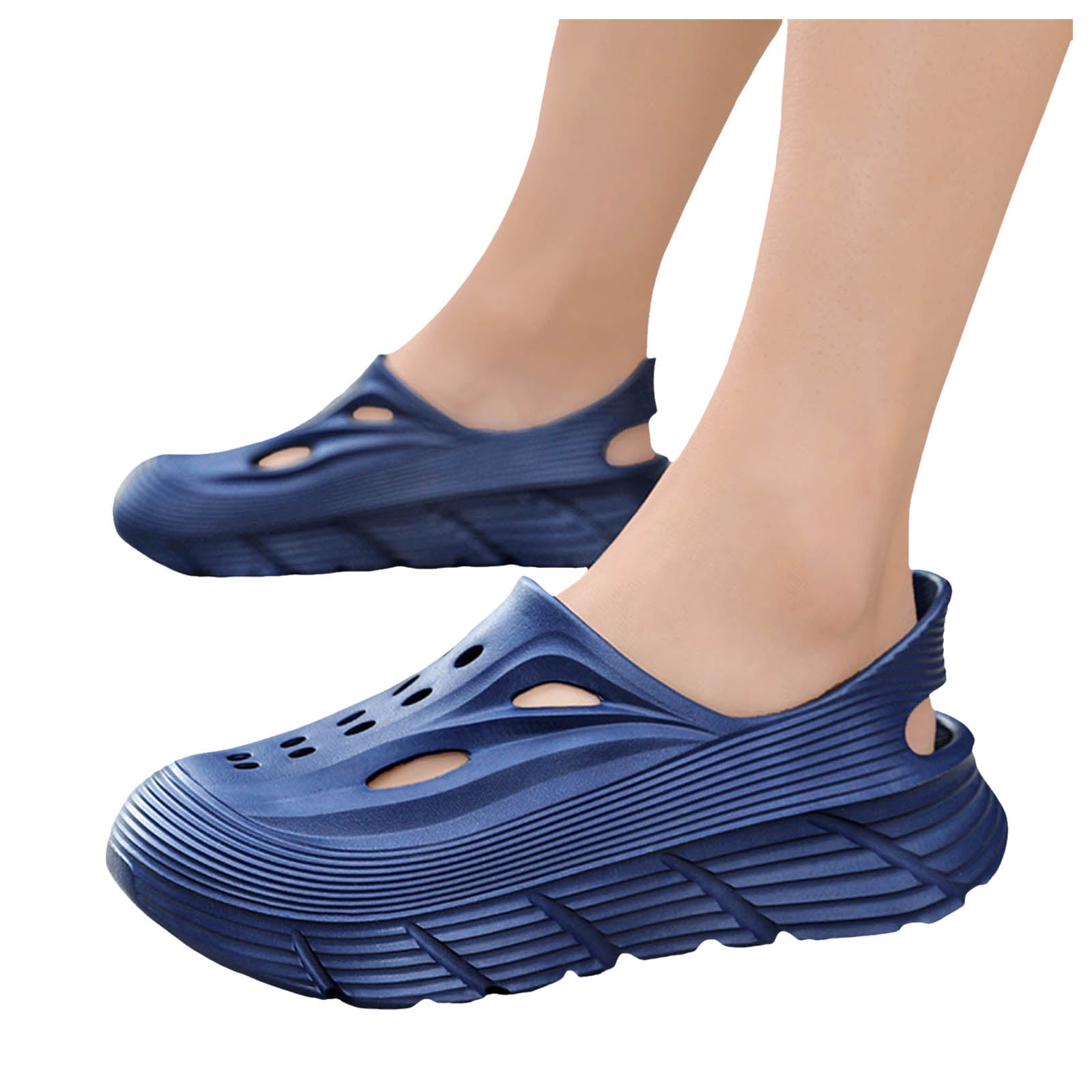 Clogs for Men EVA Waterproof Thick Sole Cushioned Slip on Garden Water ...