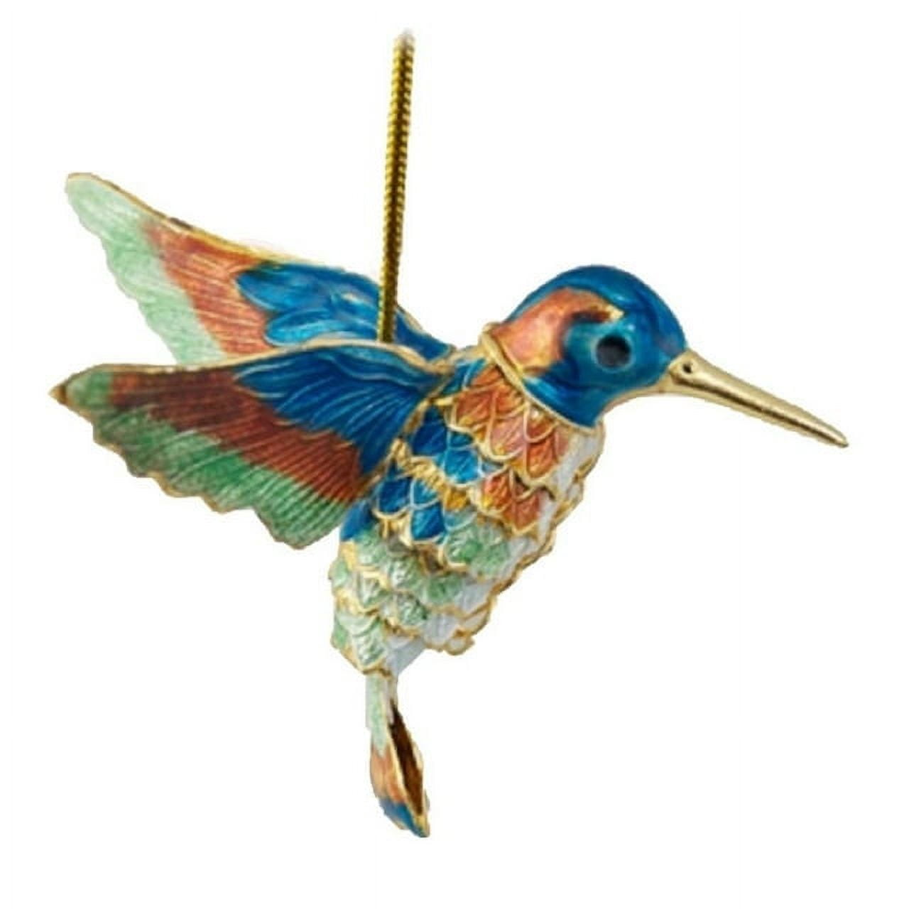 Cloisonne Articulated Hummingbird Ornament Tail Tip Blue - Walmart.com