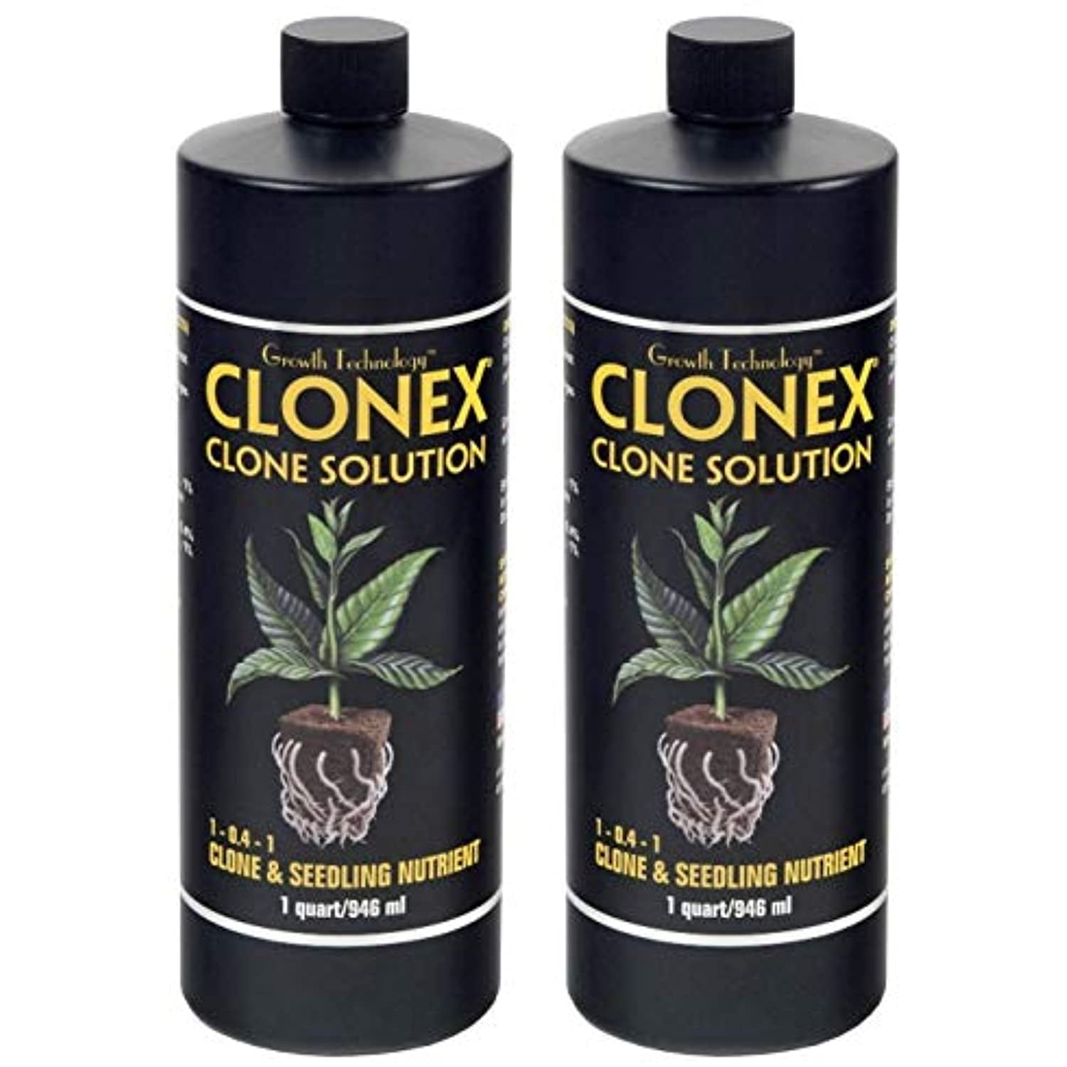 Clonex Liquid Root Clone Solution, Quart, Brown/A - CCSQT (Two Pack) - Walmart.com