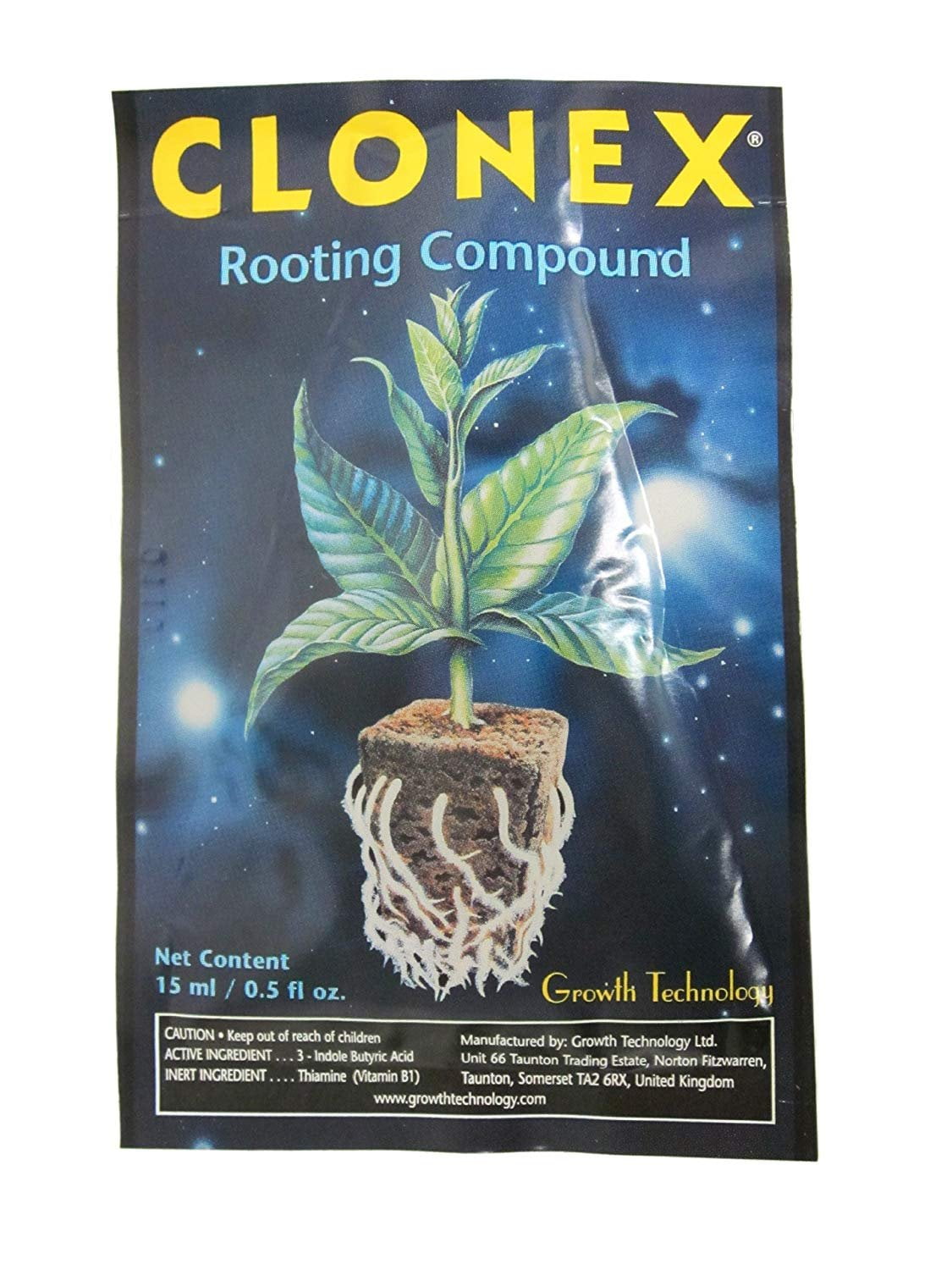 Clonex High Performance Water-Based Rooting Compound Gel, 15ML - Plant ...