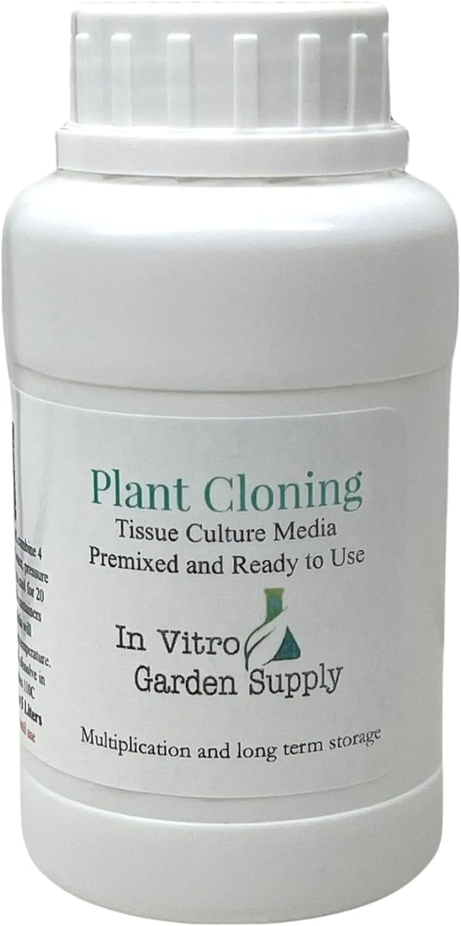 Cloning Tissue Culture Media - Pre Mixed Ready to Use - Just add Water ...