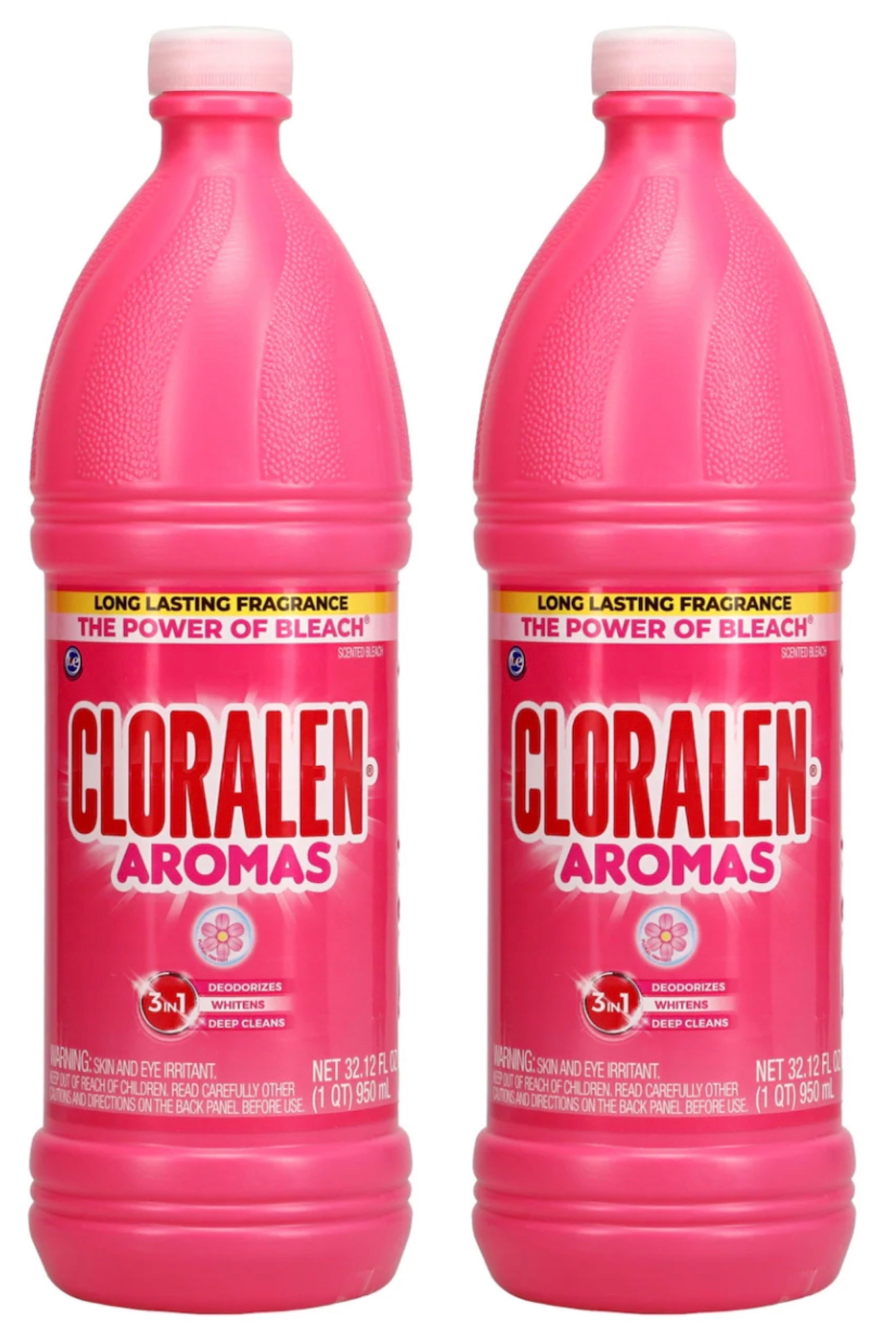 Cloralen Bleach Aromas Floral, 32oz, (Pack of 2) - Walmart.com