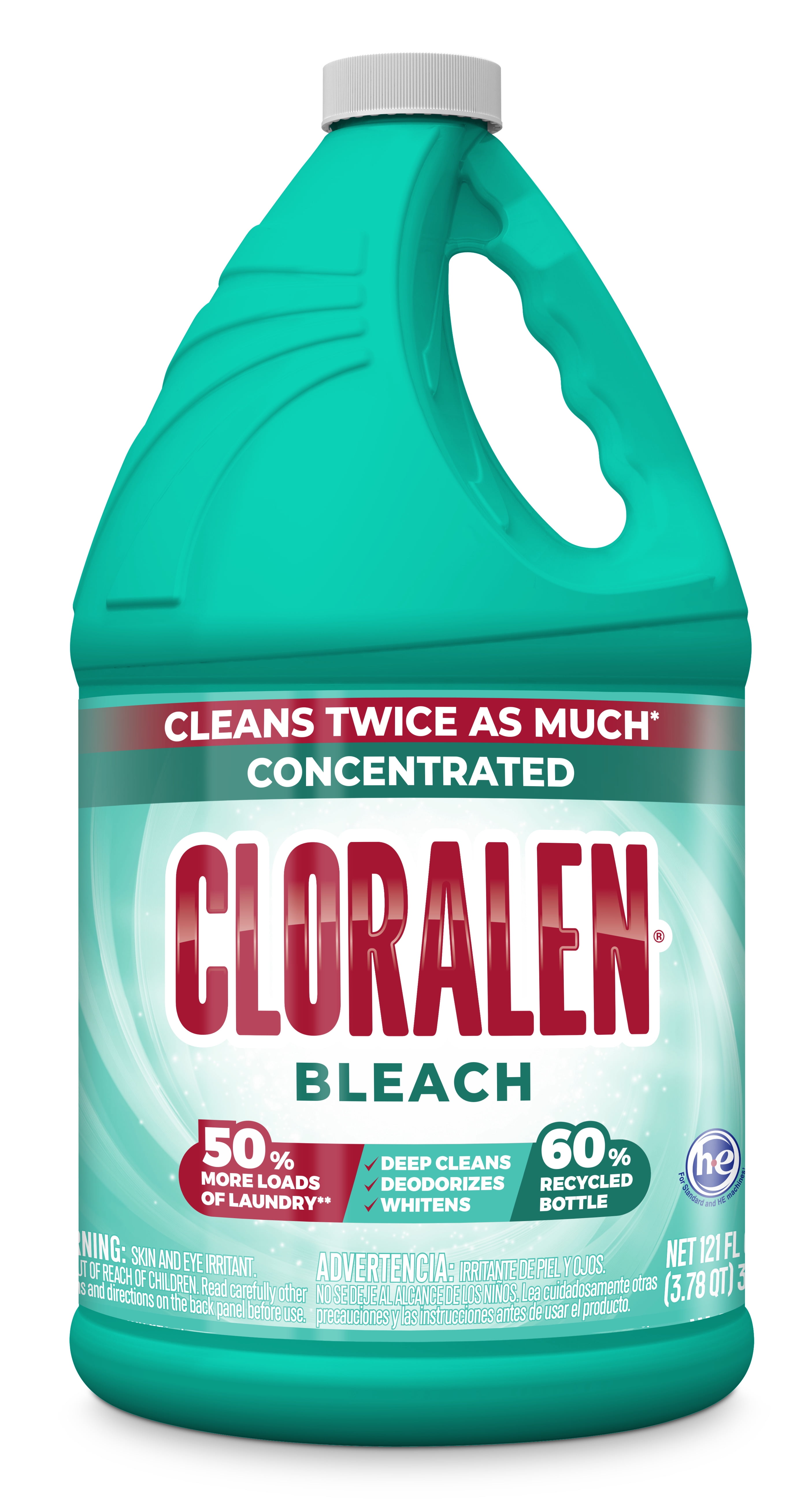 CLORALEN® Concentrated Household Cleaning Liquid Bleach (121 fl oz ...