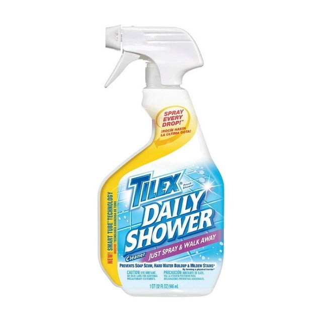 Clorox Tilex Daily Shower Cleaner, 32 oz Spray for Bathtub & Tiles ...