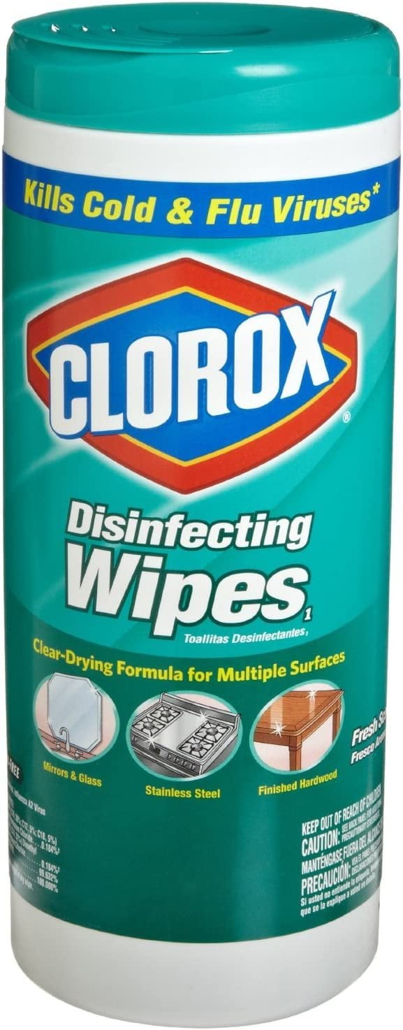 Clorox 01593 Disinfecting Bleach Free Wipes Fresh Scent 35 Count Pack ...