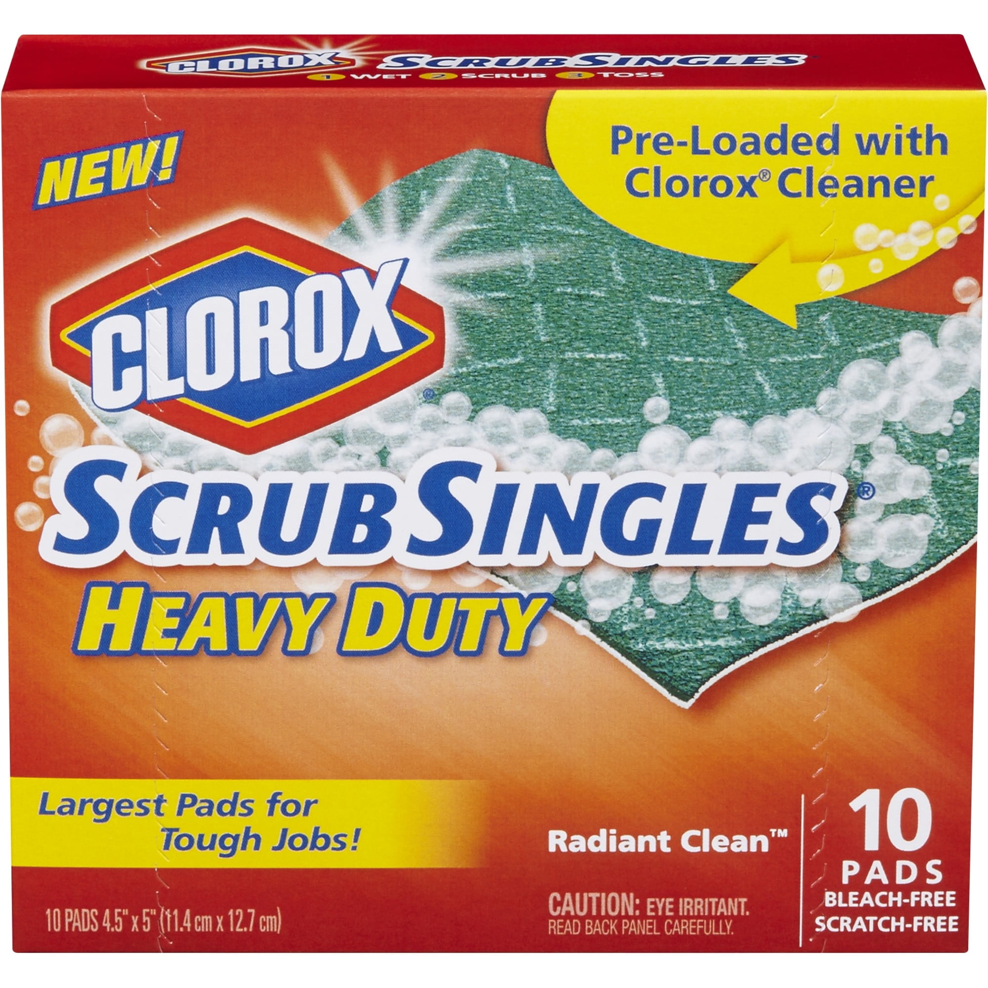 Clorox (10 Pack) Floor Scrubber Non Scratch With Soap Tile Scrubber For ...