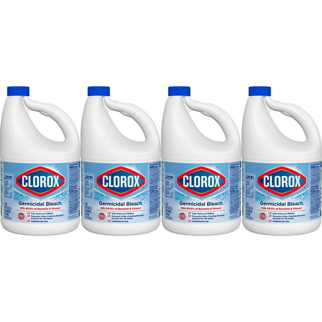Clorox 121 oz. Concentrated Germicidal Disinfecting Bleach Cleaner (4 ...