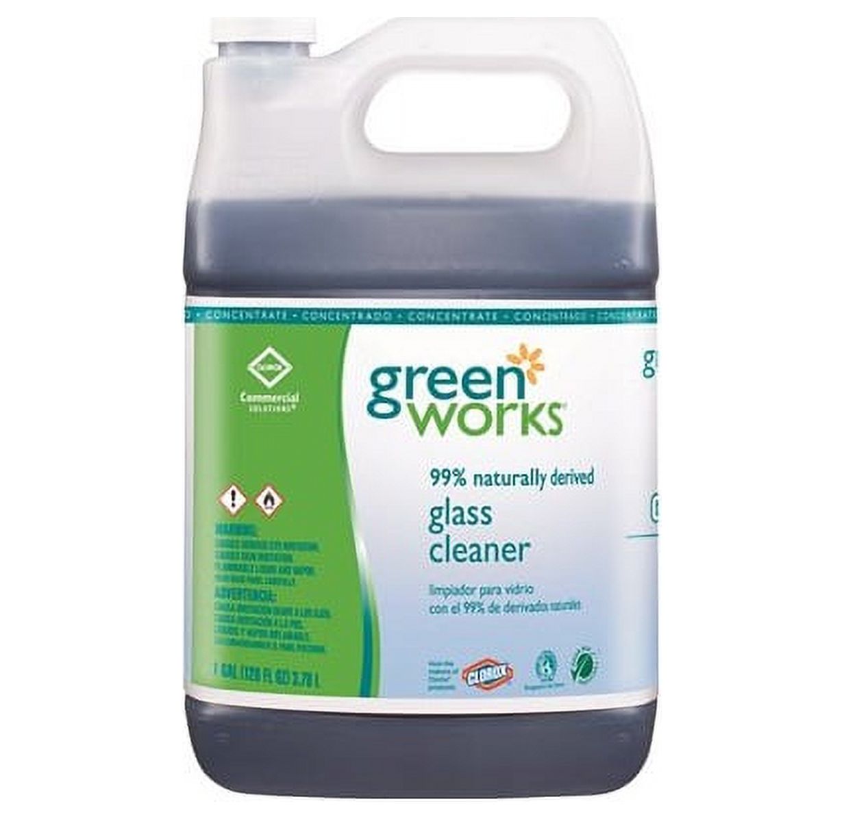 Clorox Brand Green Works 128 oz. Glass Cleaner Concentrate - Walmart.com