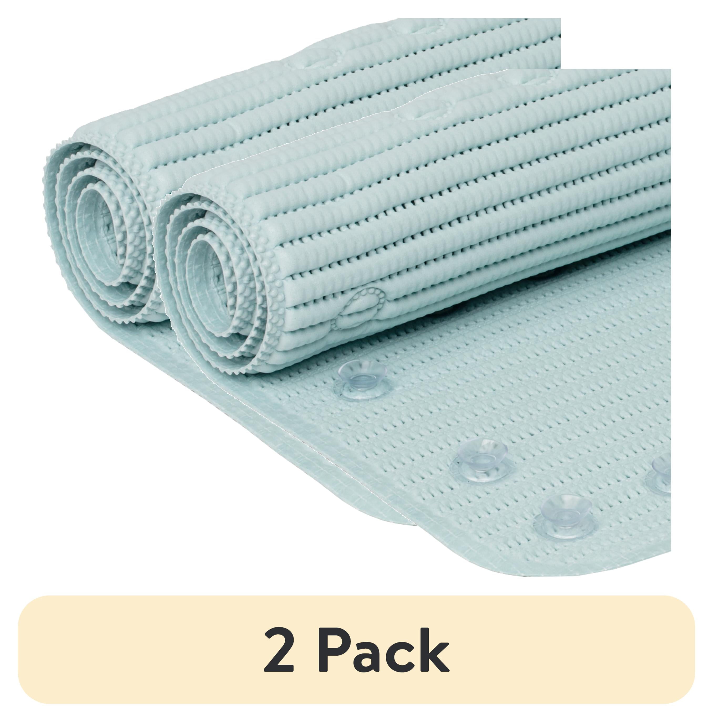 Clorox Cushioned Foam Bath Mat with Suction Cups, Antimicrobial, 17x36 ...