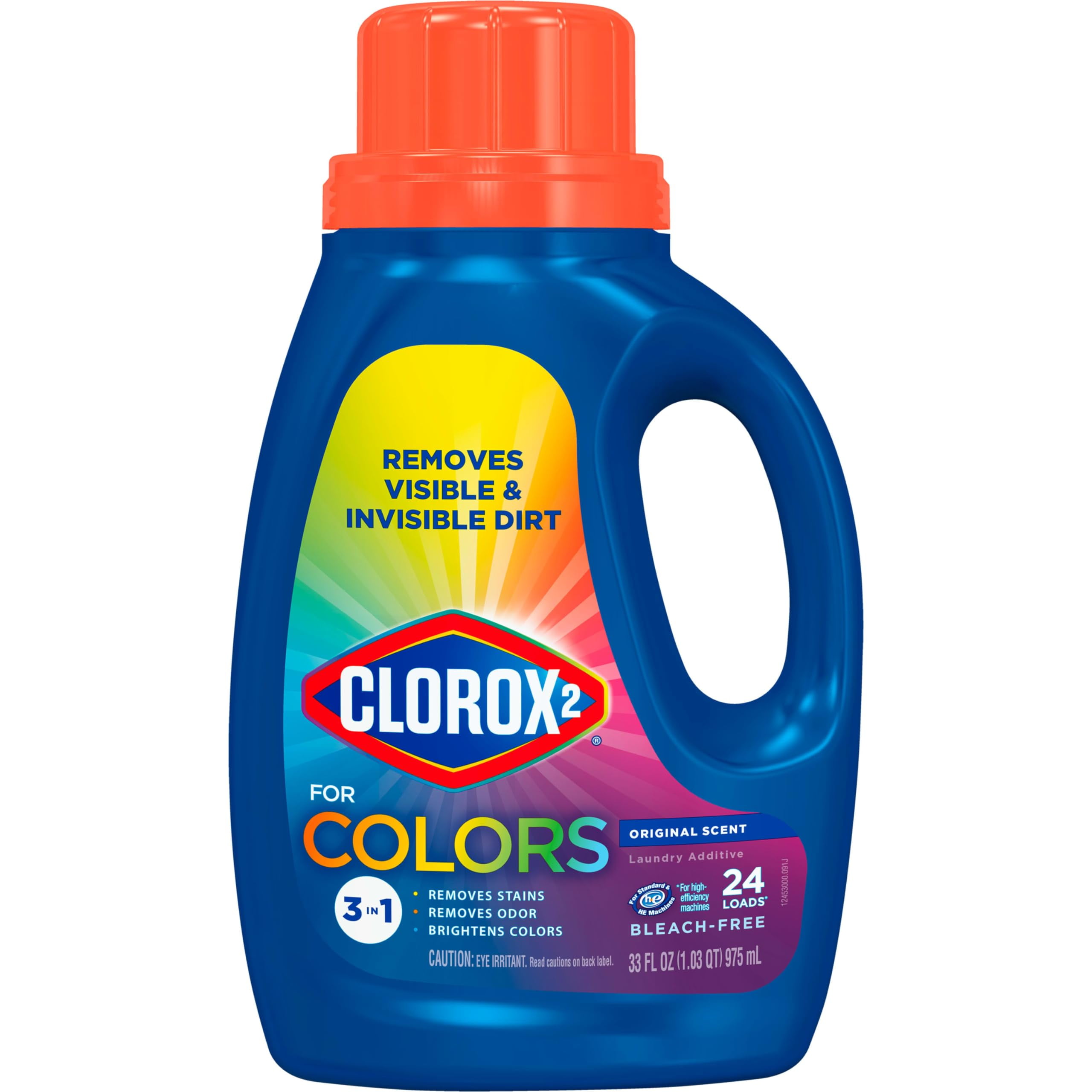 Clorox 2 Colors Laundry Brightening Concentrate, 33 Fl Oz for Safe ...