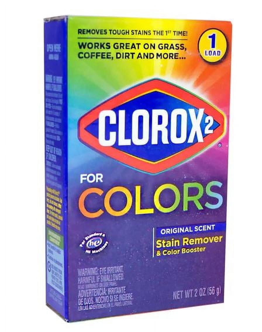 Clorox, 2 Detergent Bleach for Colors, 1 Load Pack, Non-Chlorine Bleach ...