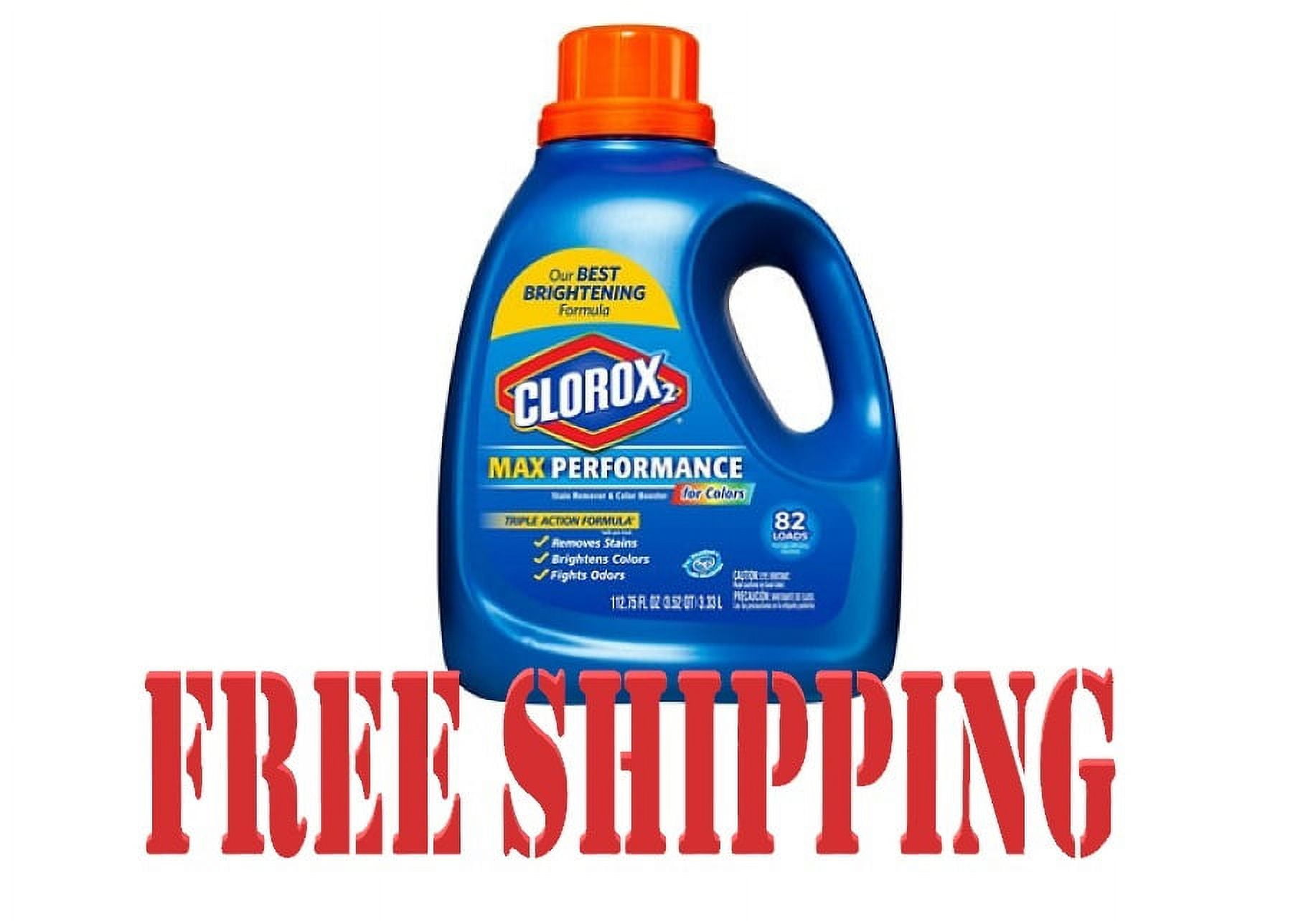Clorox 2 MaxPerformance, Laundry Stain Remover & Color Booster (112.75 ...