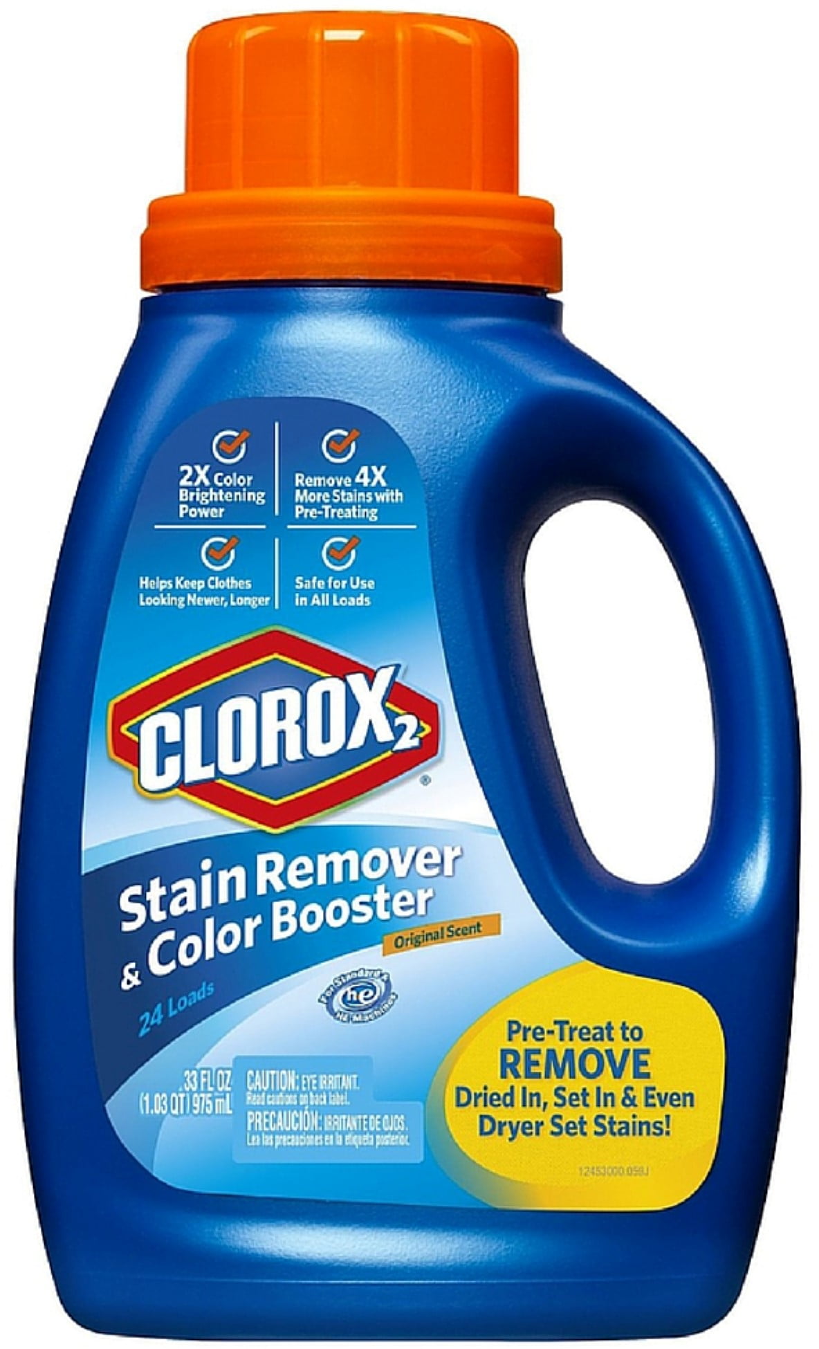 Clorox 2 Stain Fighter & Color Booster, Original 33 oz (Pack of 6 ...