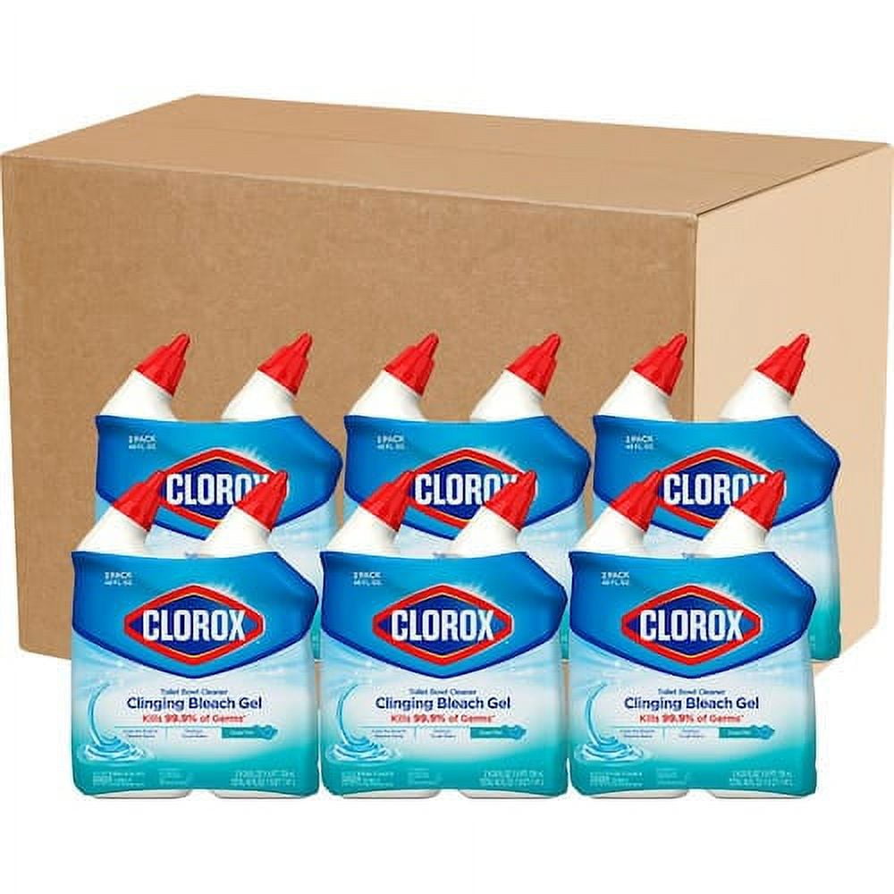 24 oz. Ocean Mist Toilet Bowl Cleaner Clinging Bleach Gel (6-Pack) (2 ...
