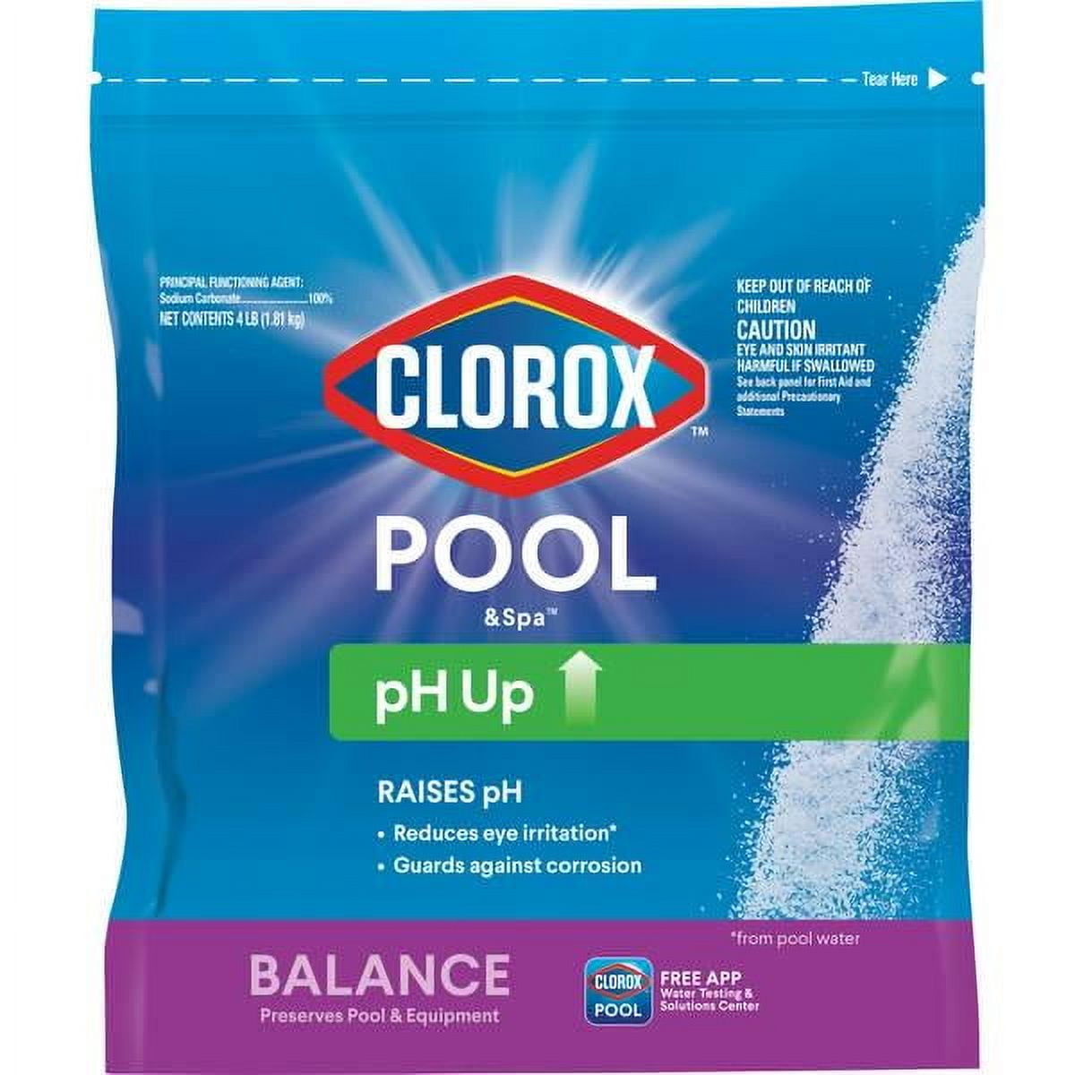 Clorox Pool and Spa pH Up Pool Chemicals, 4 lbs - Walmart.com