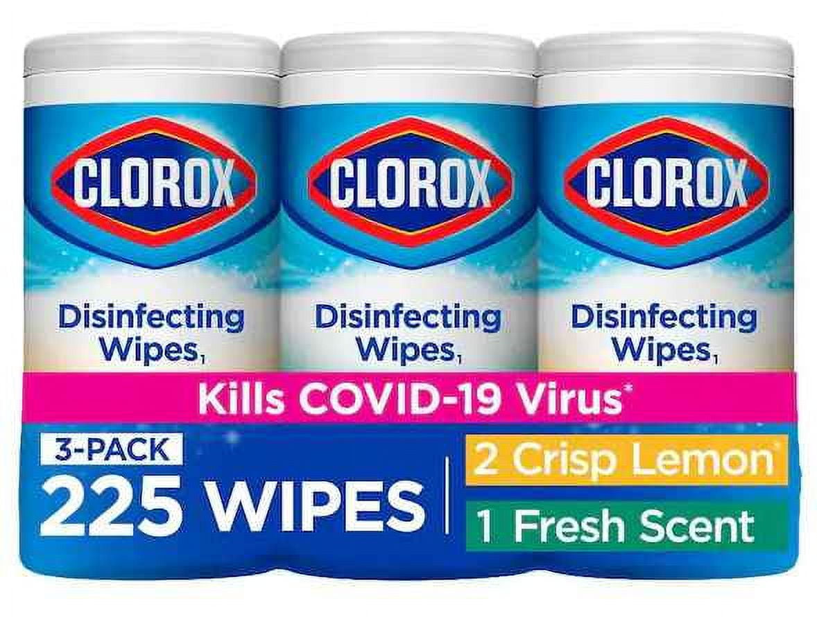 Clorox 75-Count Crisp Lemon and Fresh Scent Bleach Free Disinfecting ...