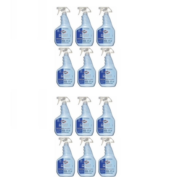 Clorox Hard Surface Sanitizer Spray, Disinfectant, 32 Ounces, 12-pack ...