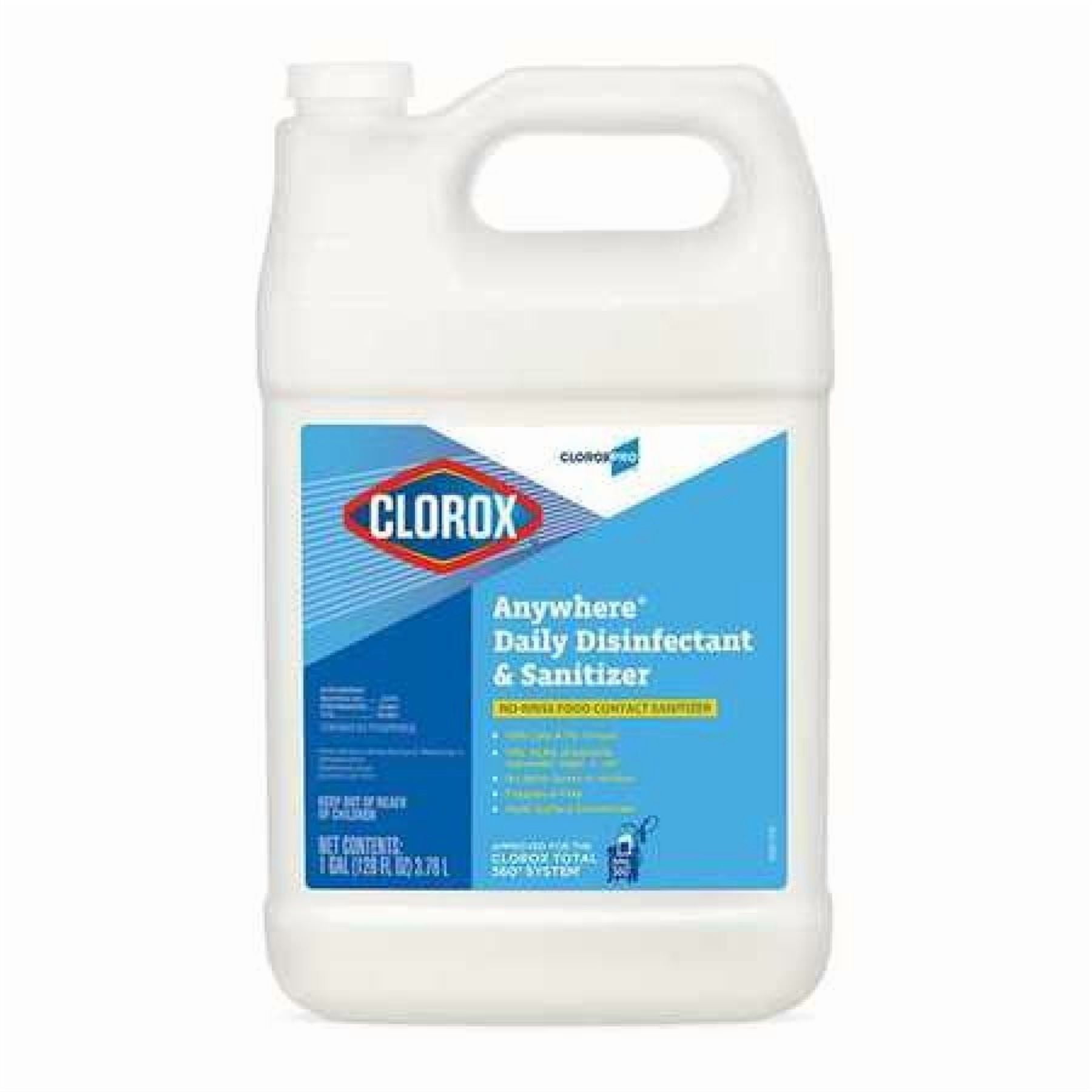 Clorox Anywhere Hard Surface Sanitizing Cleaner Spray, 128 Oz - Walmart.com