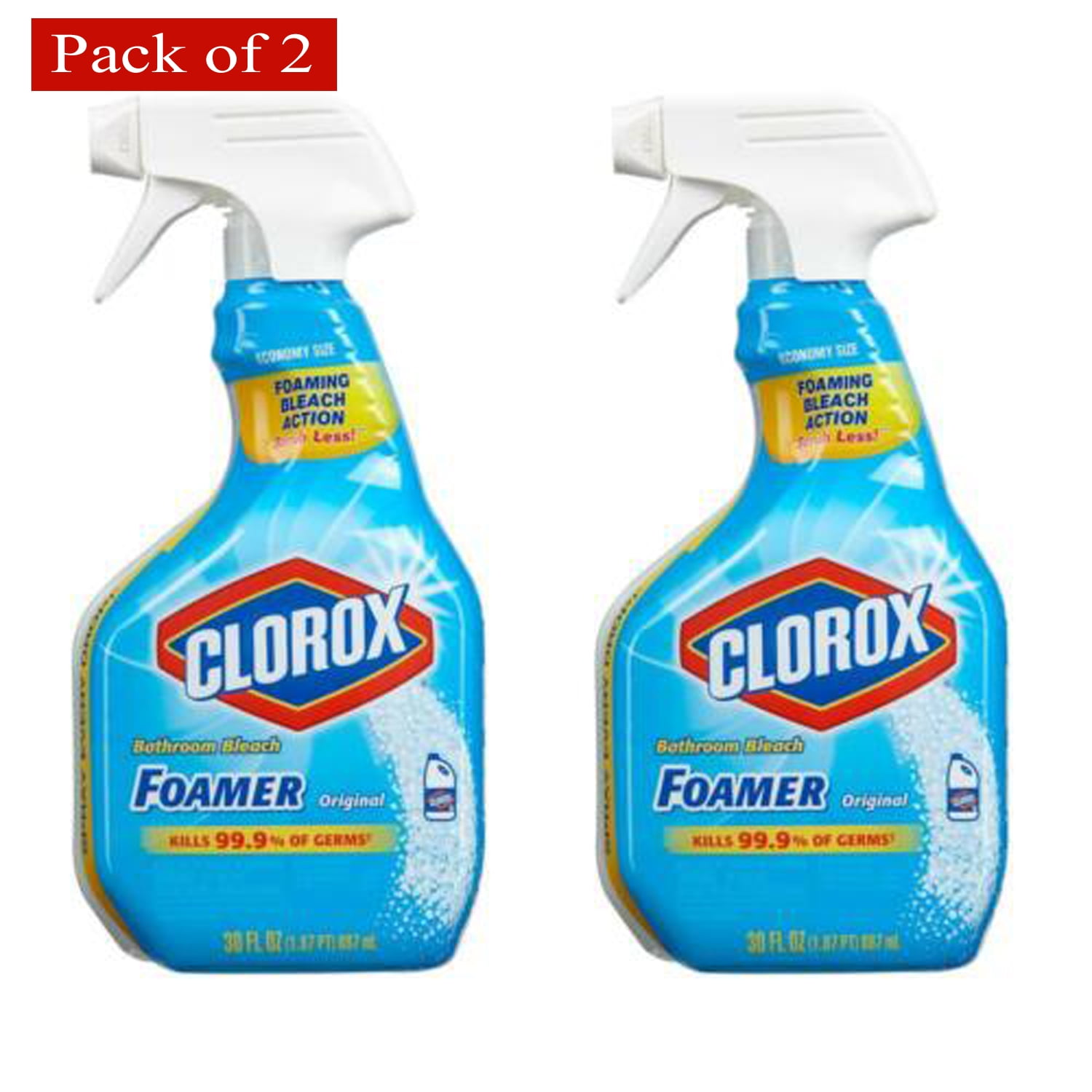 Clorox Bleach Bathroom Foamer - Pack of 2 - Walmart.com