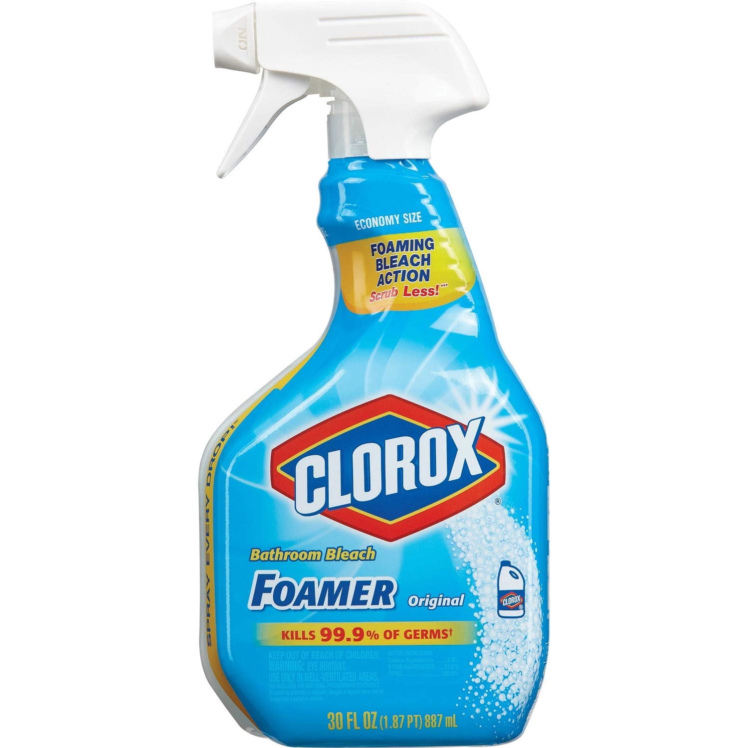 Clorox Bleach Foamer Bathroom Cleaner 30 oz (Pack of 5) - Walmart.com