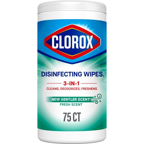 Clorox Disinfecting Wipes, Fresh Scent, Kill 99.9% of Viruses and ...