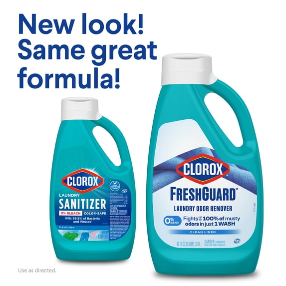 Clorox Laundry Sanitizer, Bleach-Free, Disinfectant Liquid Deodorizer ...