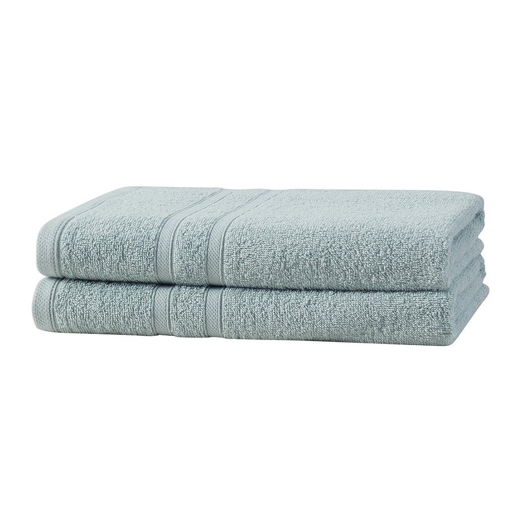 Clorox Bleach Friendly 2 Piece Bath Towel Set, 30 x 52, Mineral Blue ...